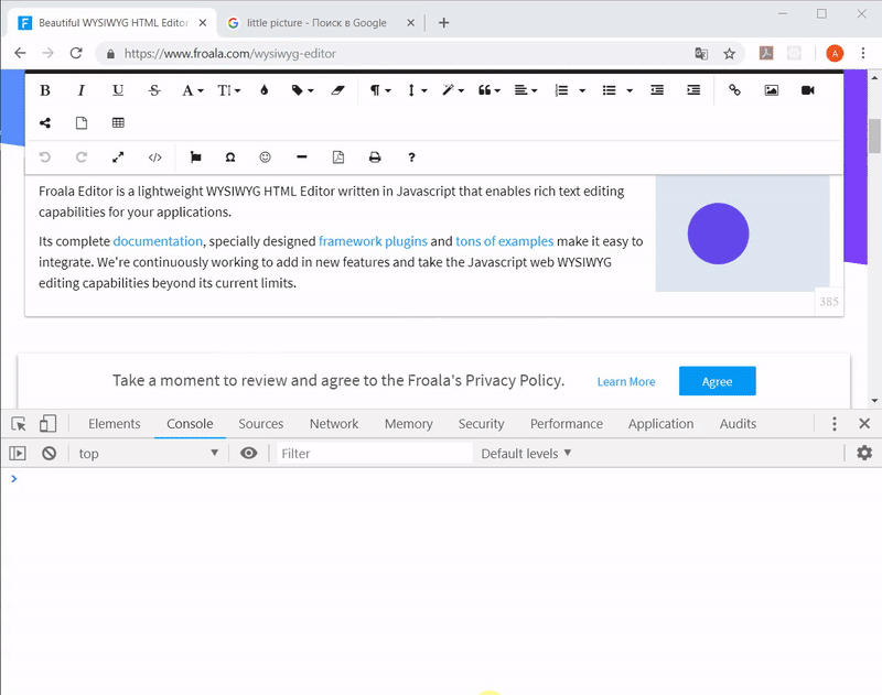 Copied content is inserted into the editor in disabled mode · Issue #3277 · froala/wysiwyg ...