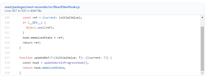 Question Can Usememo Be Used Instead Of Useref · Issue 17962 · Facebookreact · Github 