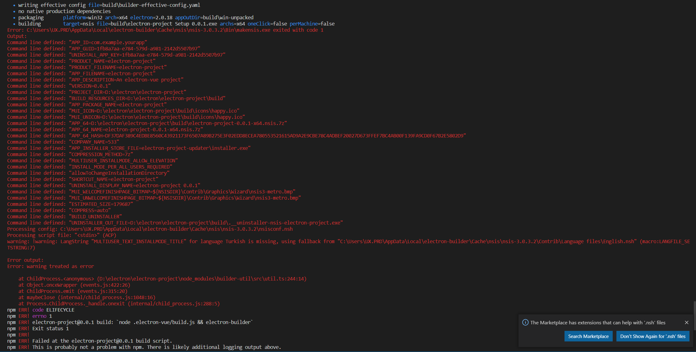 makensis.exe exited with code 1 · Issue #5606 · electron-userland/electron-builder · GitHub