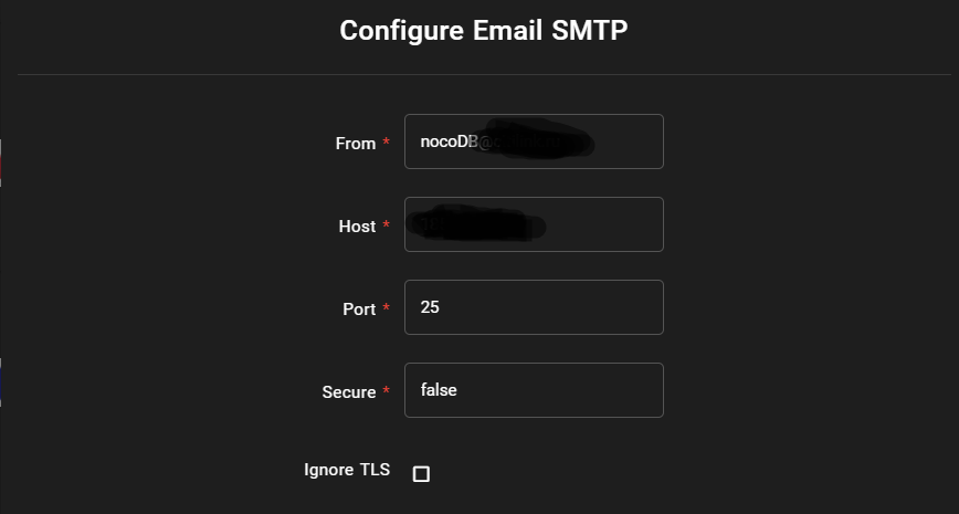 [SMTP] How to provide nocodb with correct setting · nocodb nocodb · Discussion #1689 · GitHub