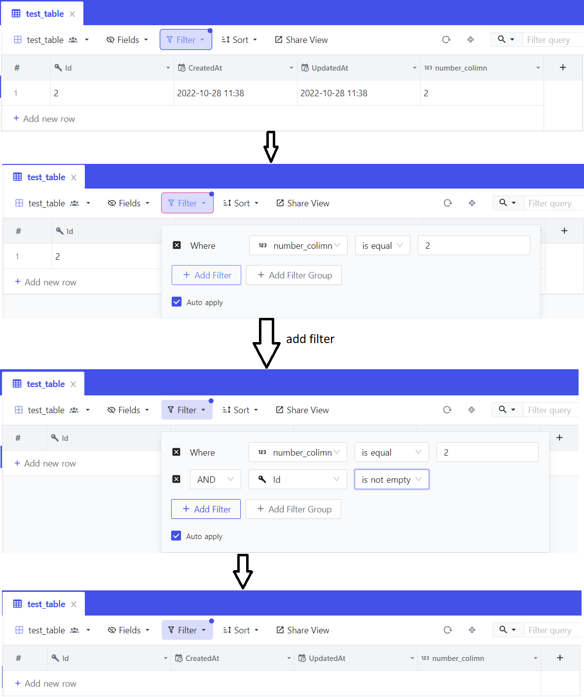 🐛 Bug: Filter's visibility for different users · Issue #4228 · nocodb/nocodb · GitHub