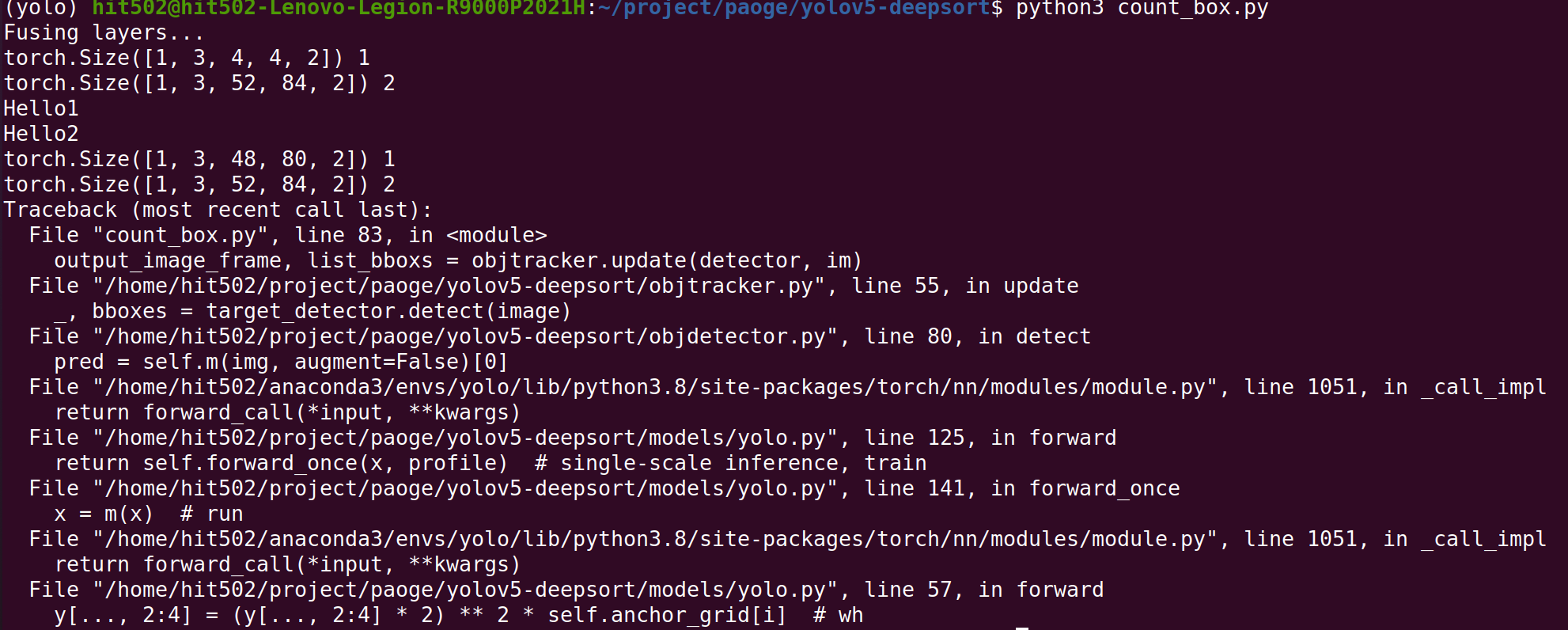 Dimension Mismatches Occur When Moving A Yolov5 Trained Model Into Someone Elses Yolov5 · Issue 