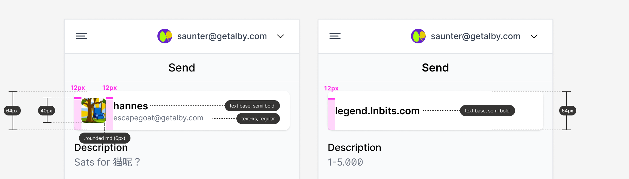 Shrink "receiver" box · Issue #2375 · getAlby/lightning-browser ...