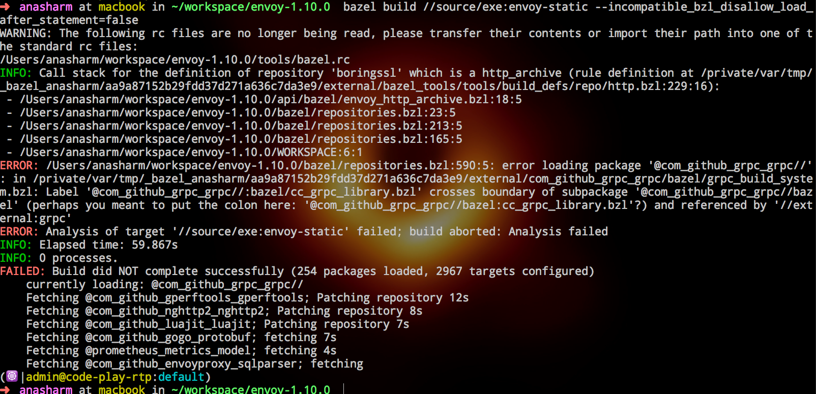 build envoy on macOS failed · Issue #7133 · envoyproxy/envoy · GitHub