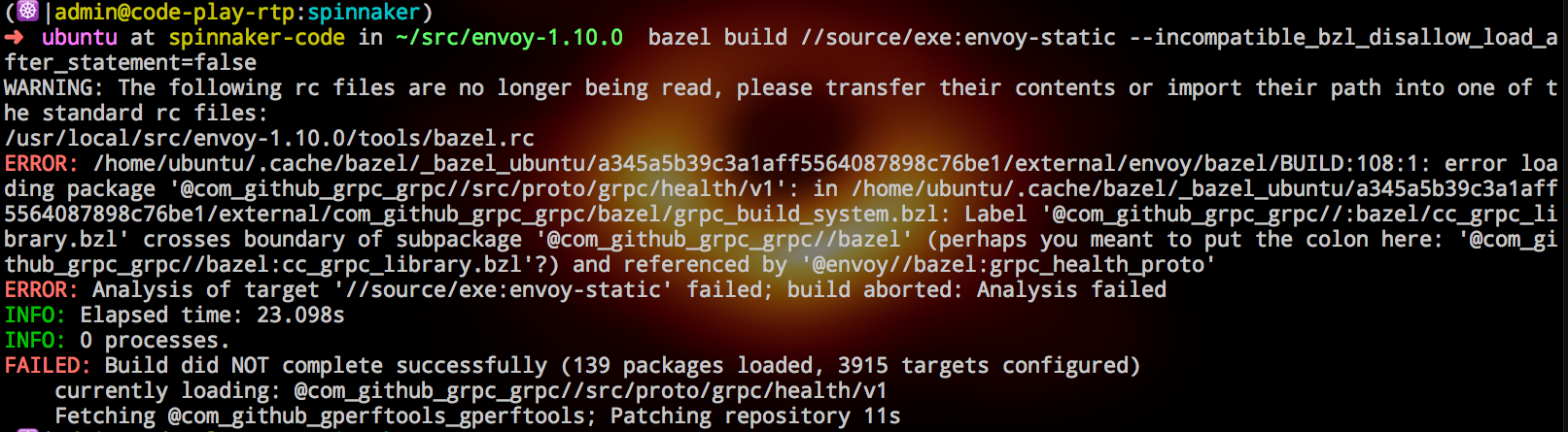build envoy on macOS failed · Issue #7133 · envoyproxy/envoy · GitHub