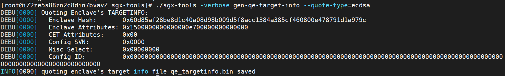 sgx 1 sgx-tools gen-qe-target-info doesn't work · Issue #1142 · inclavare-containers/inclavare ...