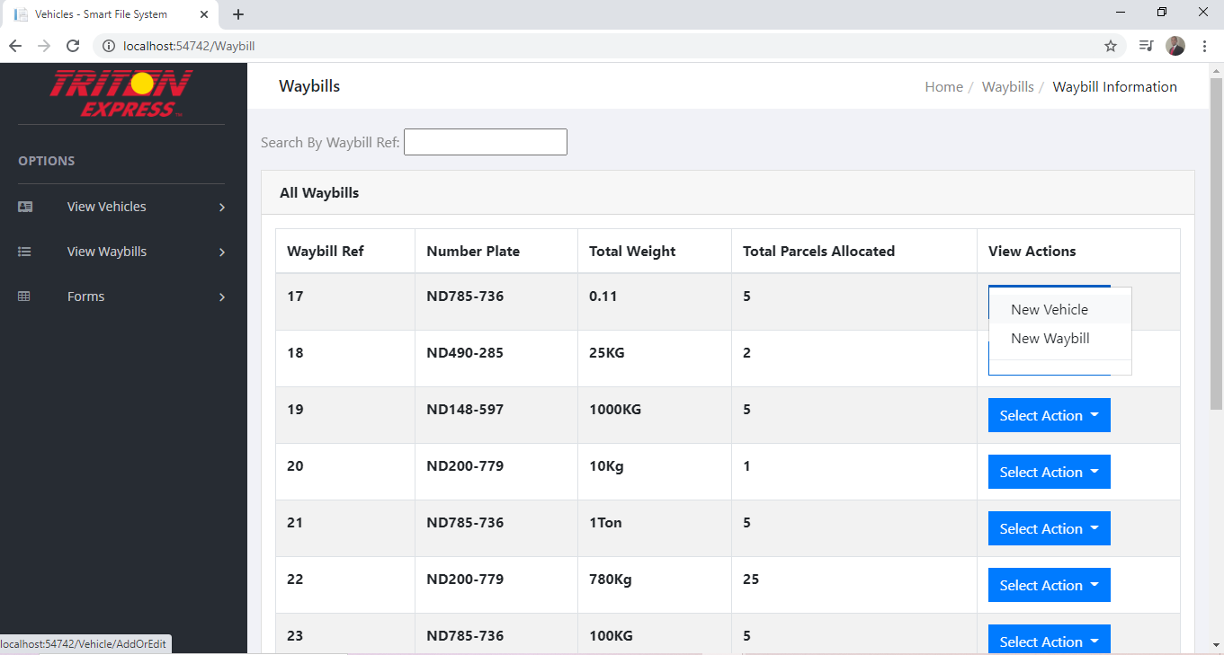 Github Zainnabi Debugtritonexpressvehicletracker This Application Is Designed Using The