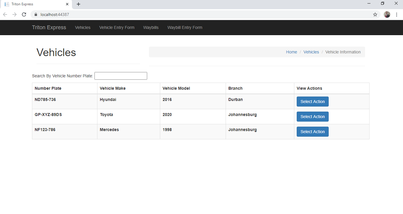 GitHub - nabi-zain/Triton-Express: This application is designed using ...