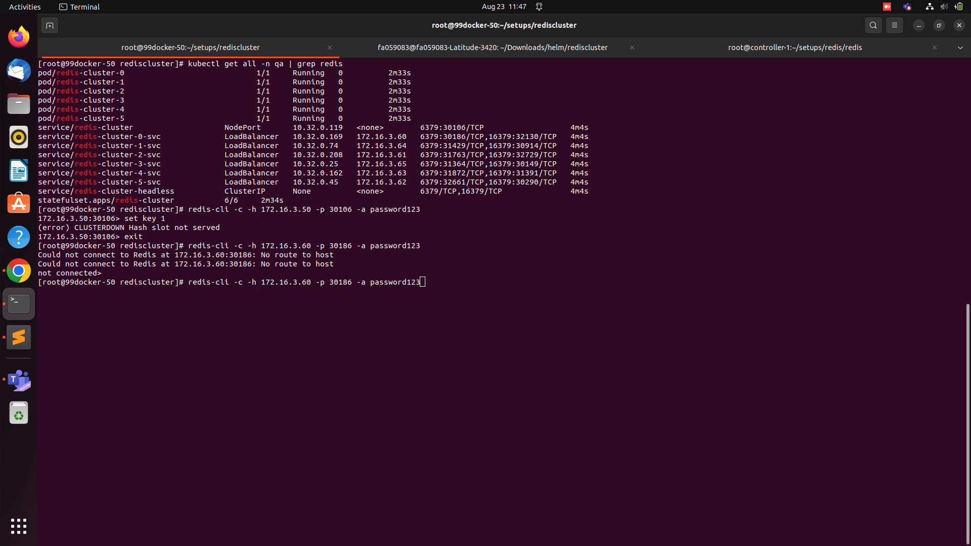 all redis pods turned into master in redis cluster · Issue #12009 · bitnami/charts · GitHub