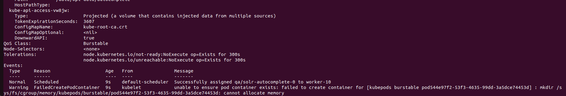 [bitnami/solr] pod is in container creating state due to FailedCreatePodContainer error · Issue ...