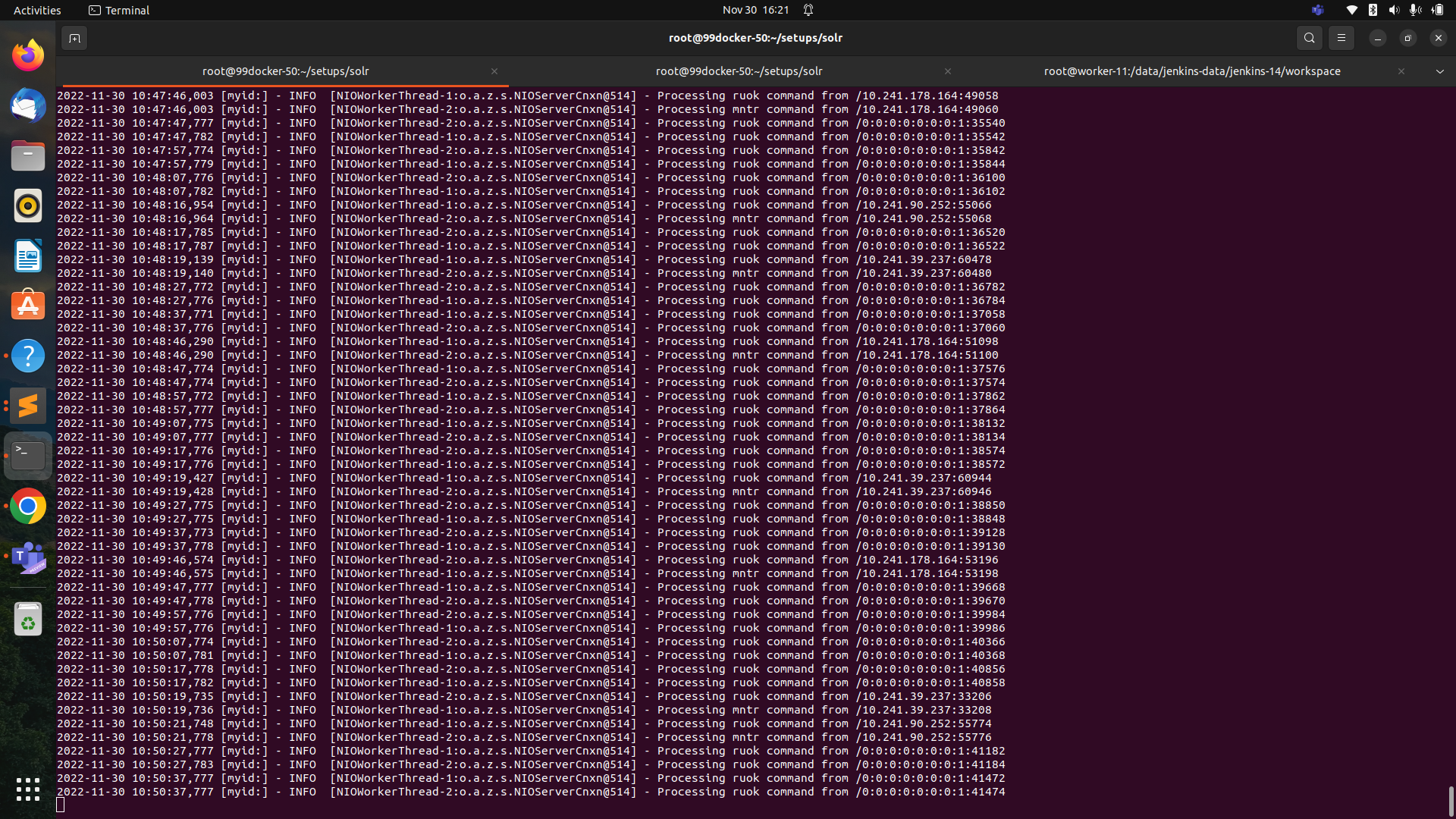 [bitnami/solr] solr pod is restarting due to connection issues with zookeeper · Issue #13757 ...