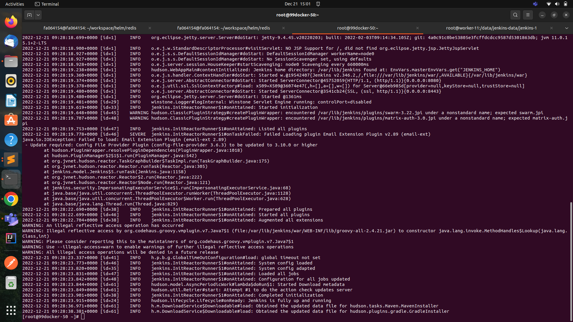 [bitnami/jenkins] pod is not restarting on deletion · Issue #13871 · bitnami/charts · GitHub