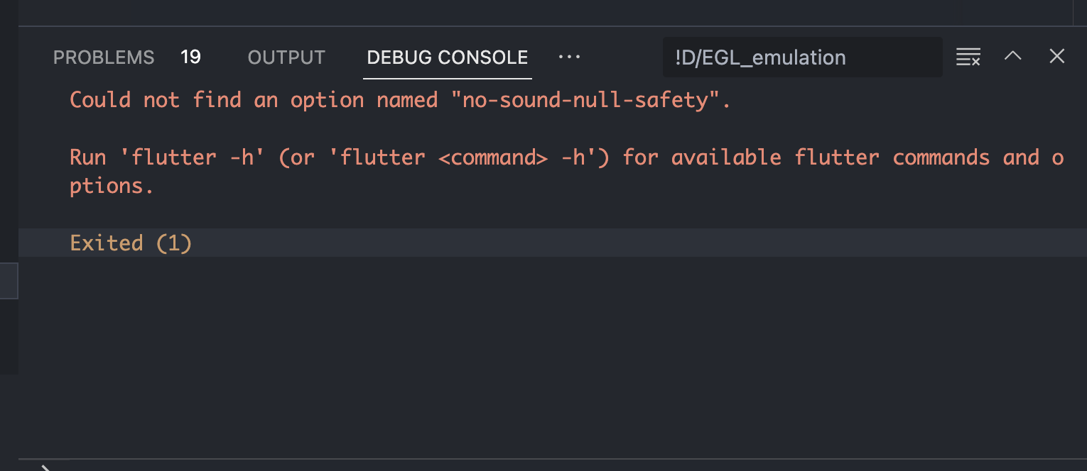 Could not find an option named "sound-null-safety" · Issue #2832 · dart-lang/build · GitHub