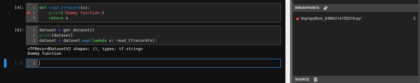 Breakpoints do not stop inside tf.function · Issue #39320 · tensorflow ...