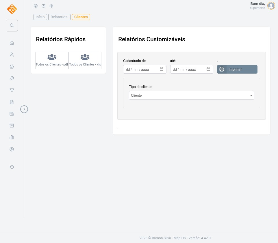 Erros ao gerar Relatórios MapOs4.42 · Issue #2259 · RamonSilva20/mapos · GitHub