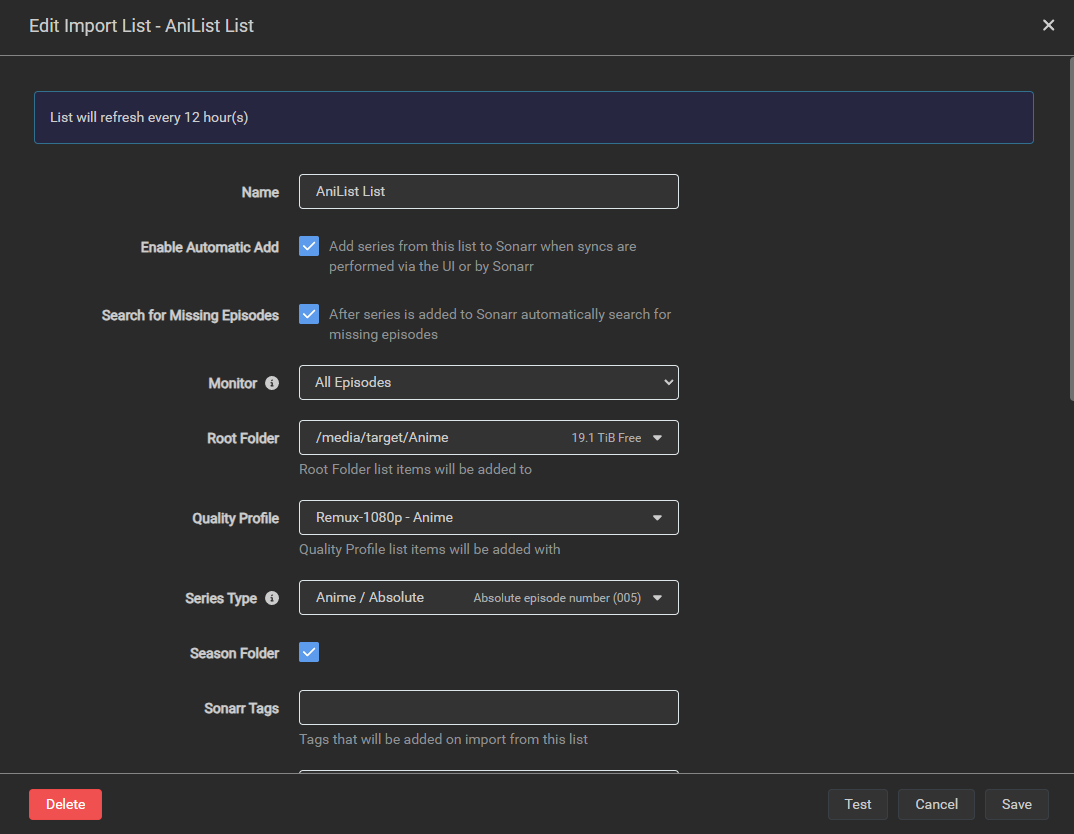 AniList Import List imports many false positives · Issue #6140 · Sonarr/Sonarr · GitHub