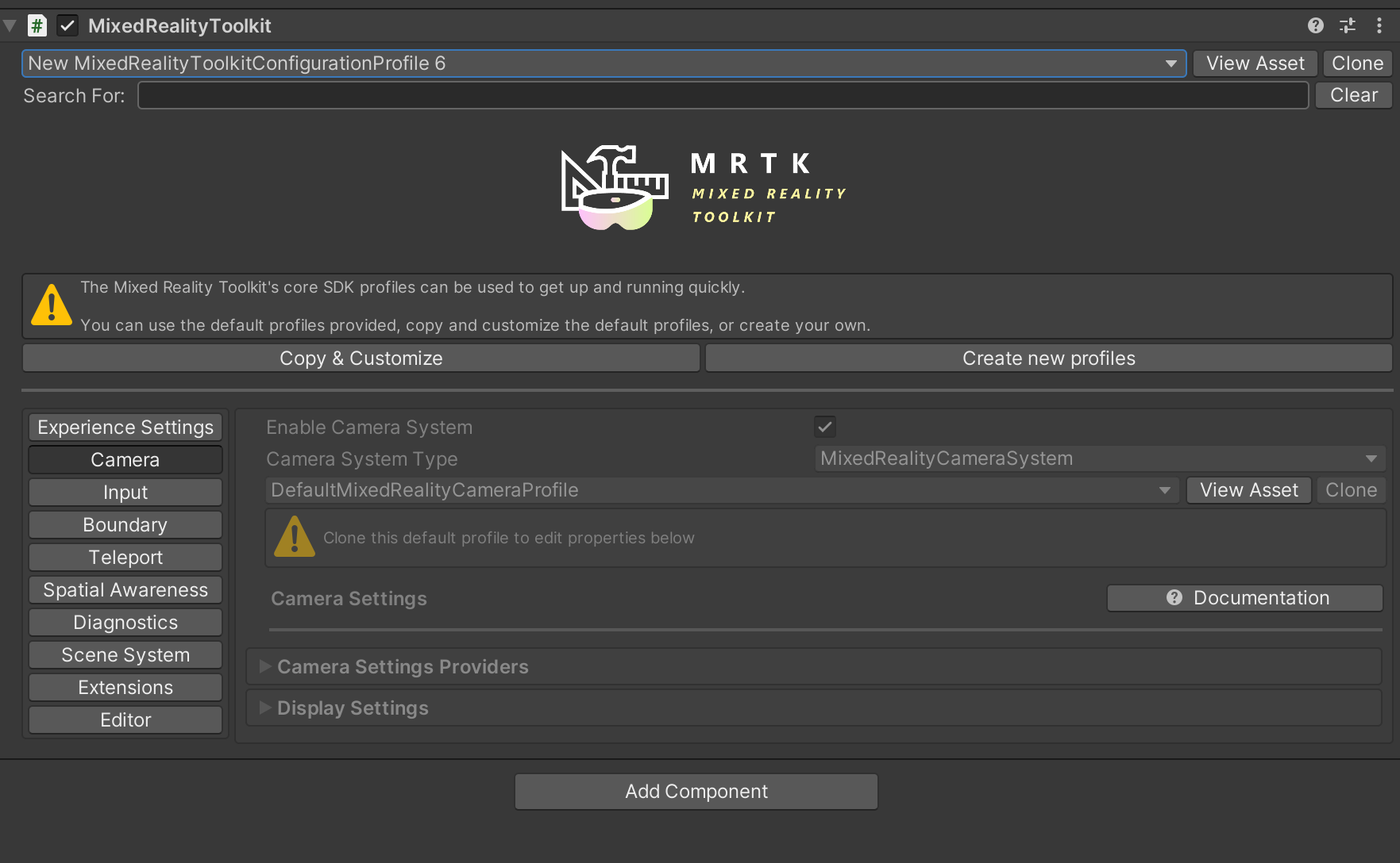 New profile creation does not work properly · Issue #9979 · microsoft/MixedRealityToolkit-Unity ...