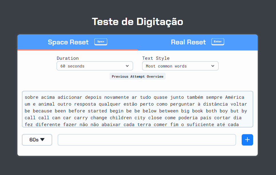 GitHub - irwinarruda/typing-test-vue: Typing test App with VueJs.