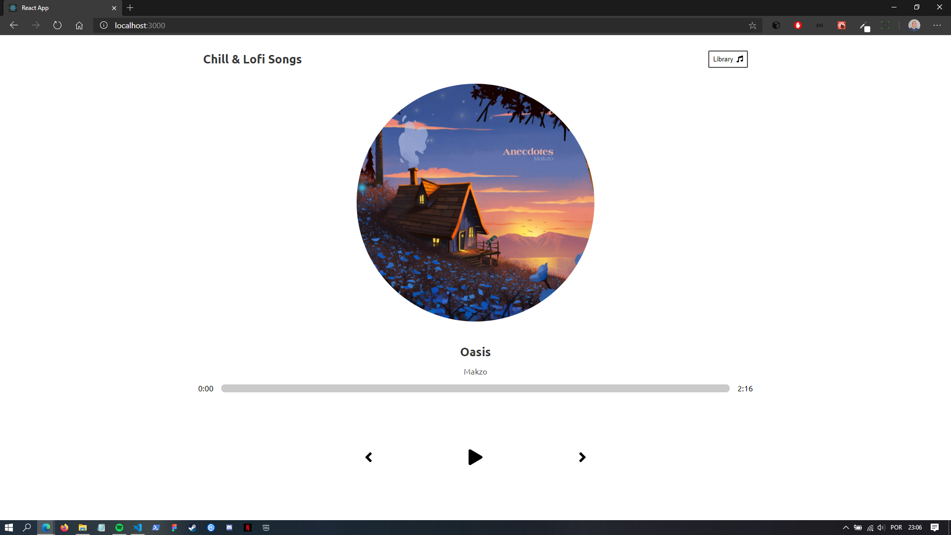 GitHub - yuri-raiter/Music-Player: A React music player of Chill and ...