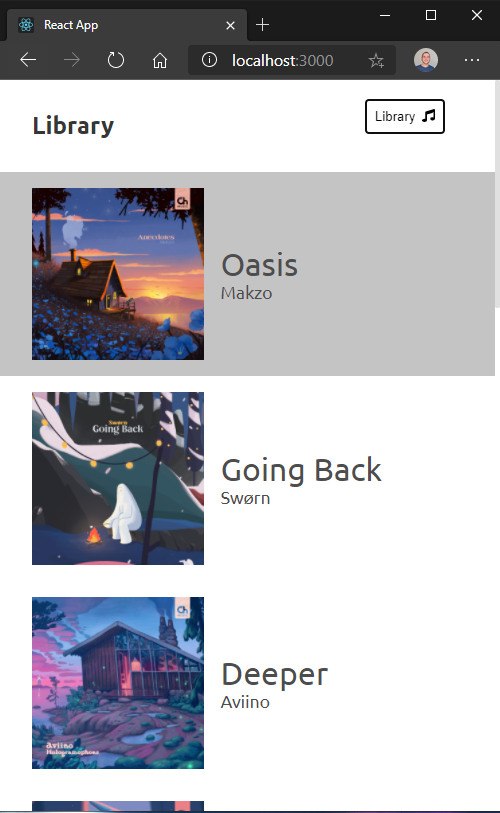 GitHub - yuri-raiter/Music-Player: A React music player of Chill and Lofi songs