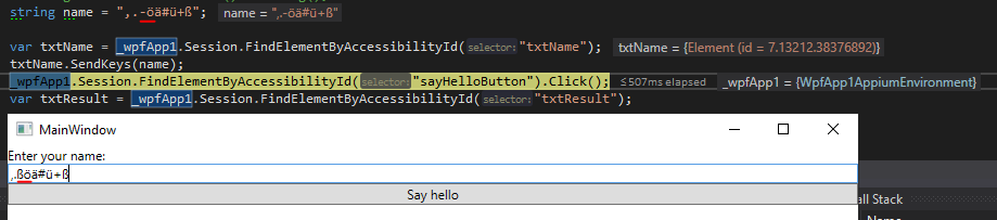 SendKeys sends "ß" instead of "-" · Issue #380 · appium/dotnet-client · GitHub