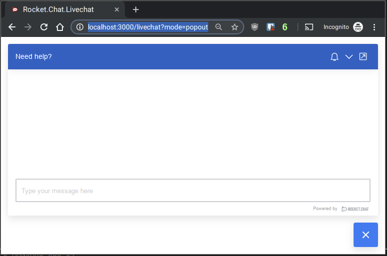 Popout Mode not working in RocketChat 2.0 · Issue #287 · RocketChat/Rocket.Chat.Livechat · GitHub