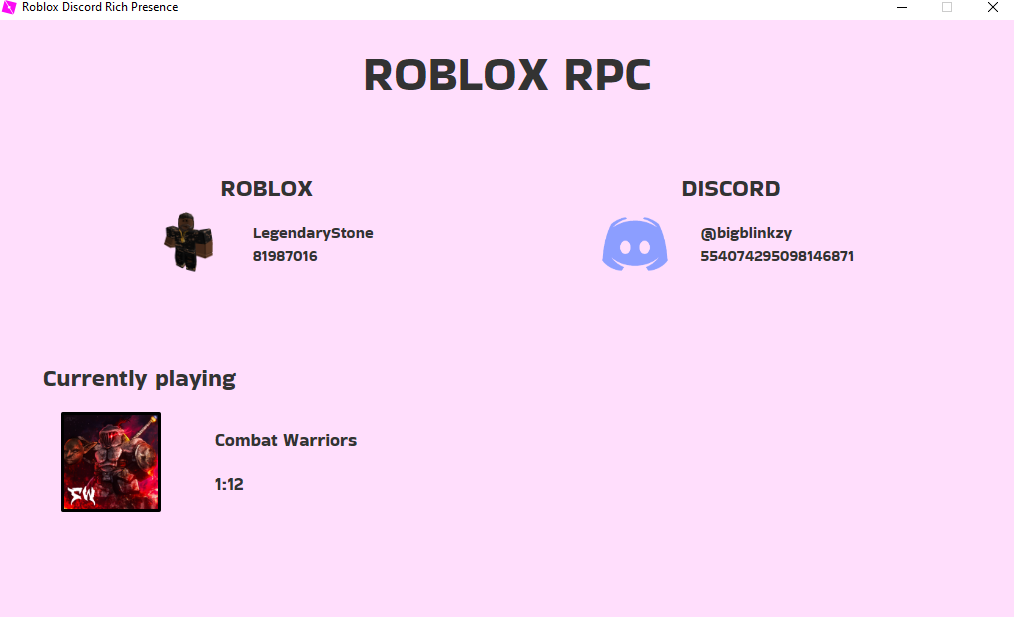GitHub - ItzBlinkzy/roblox-rpc: ROBLOX RPC integrates Discord Rich ...