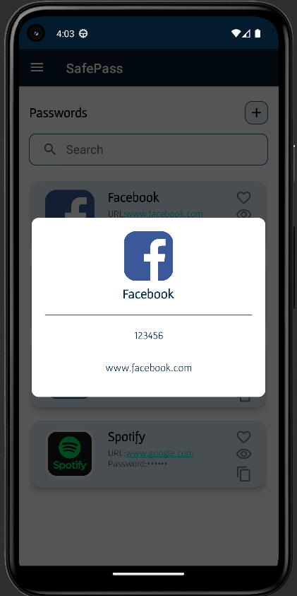 GitHub - shacharml/SafePass: SafePass is a self Password Manager Android Application.