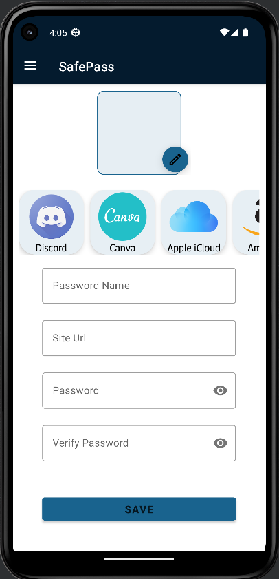 GitHub - shacharml/SafePass: SafePass is a self Password Manager Android Application.