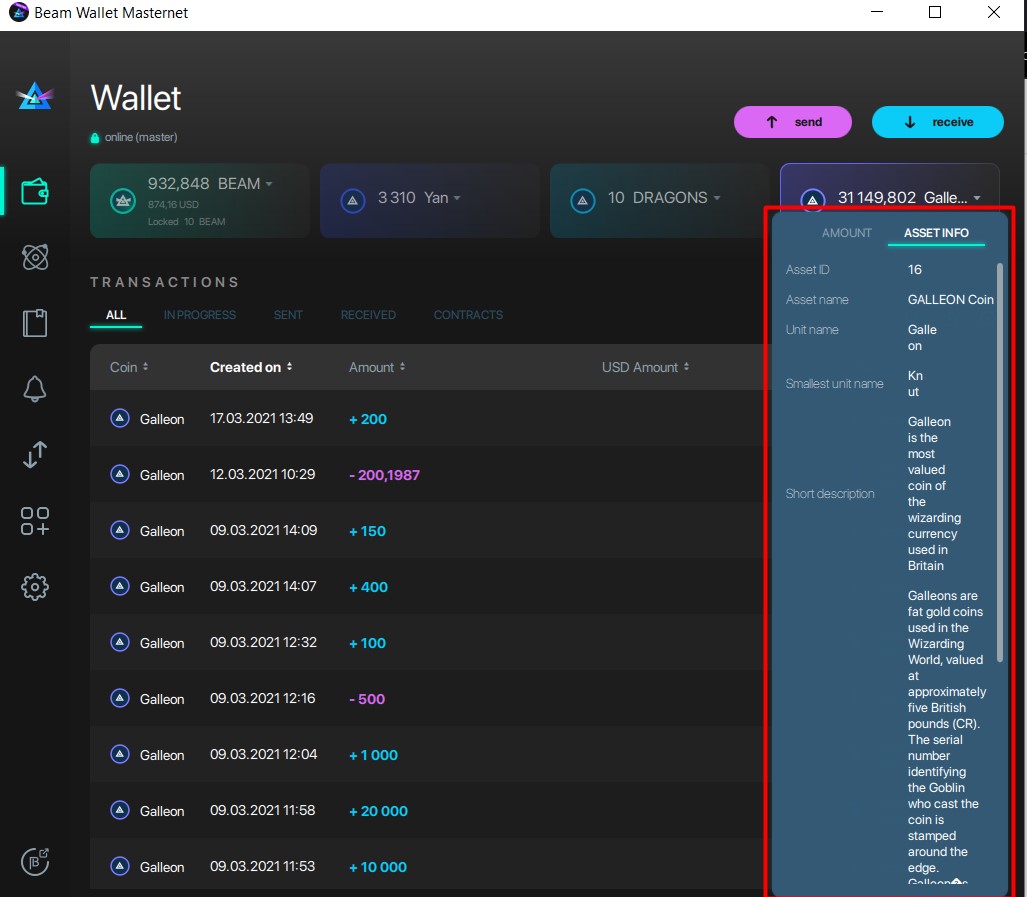 Assets tiles · Issue #455 · BeamMW/beam-ui · GitHub