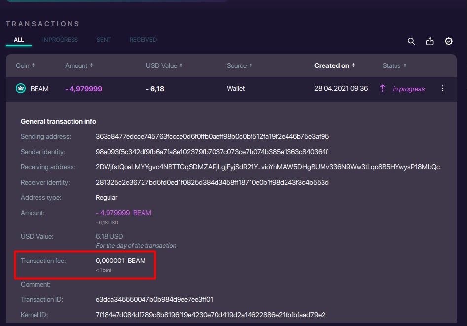 Send screen: fee is displayed incorrectly · Issue #608 · BeamMW/beam-ui · GitHub
