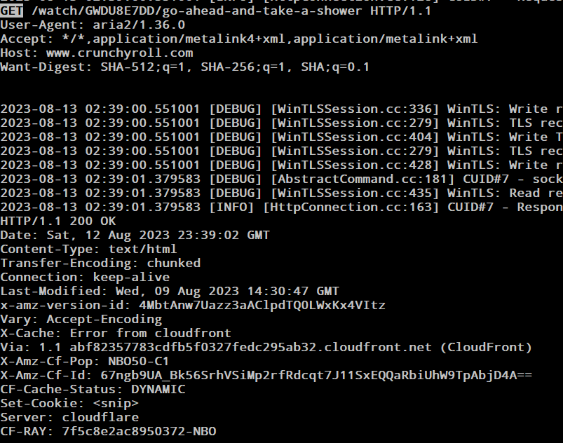 [crunchyroll] Error 403 Forbidden for all URLs · Issue #7442 · yt-dlp ...