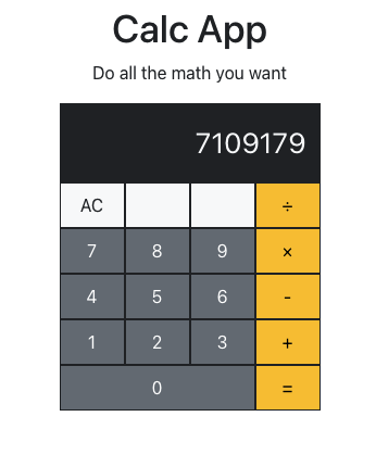 GitHub - hadarose/calculapp: A basic calculator, built using react and ...