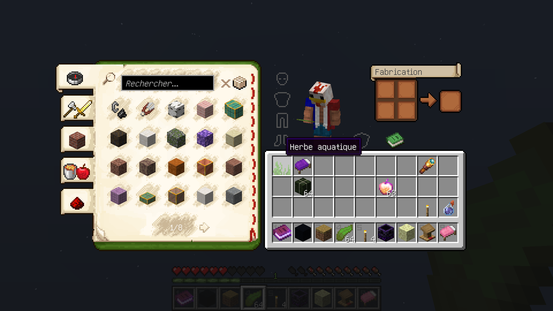Lecterns in the player's inventory are rendered differently between Minecraft Vanilla and ...