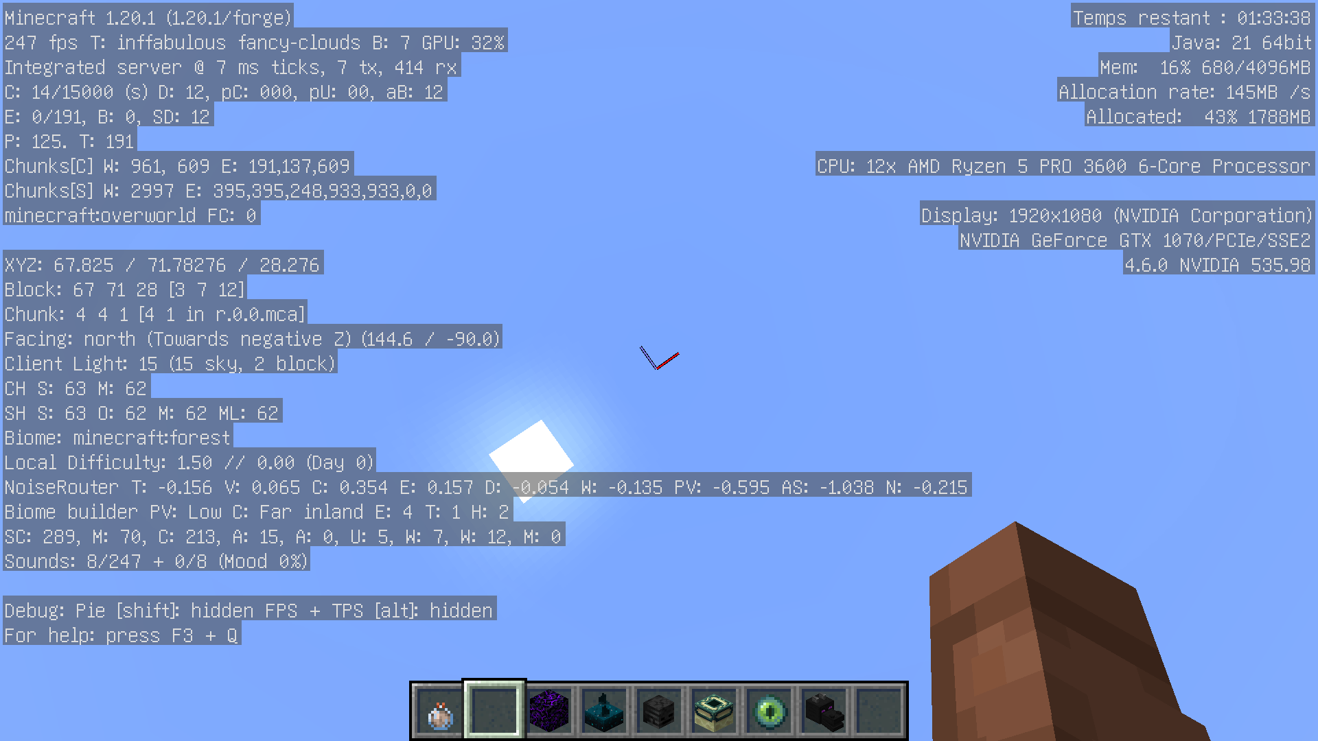 Minecraft Demo overlay rendered differently with (Neo)Forge · Issue #166 · neoforged/NeoForge ...