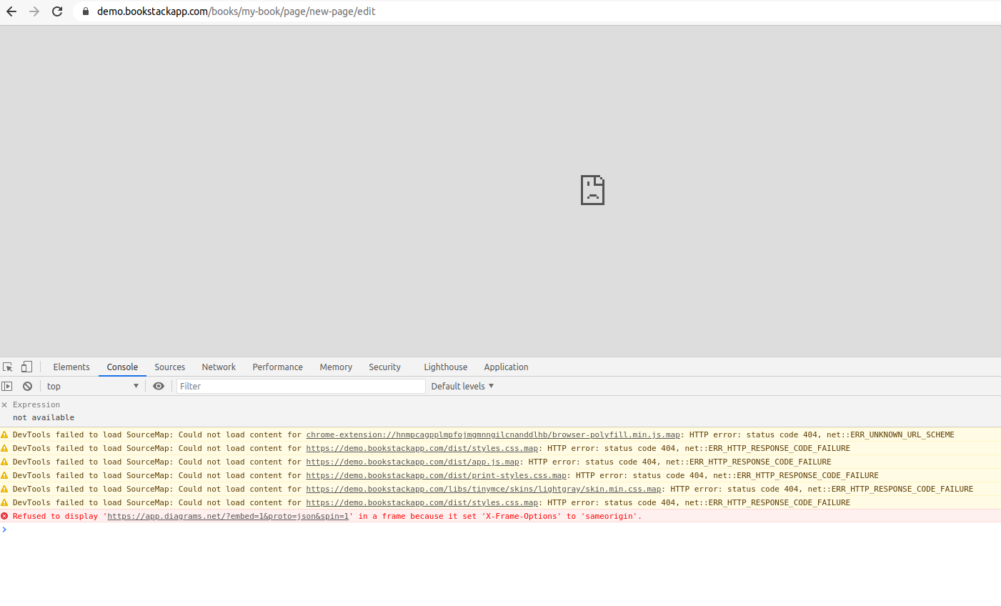 Drawings Breaking · Issue 2285 · Bookstackappbookstack · Github
