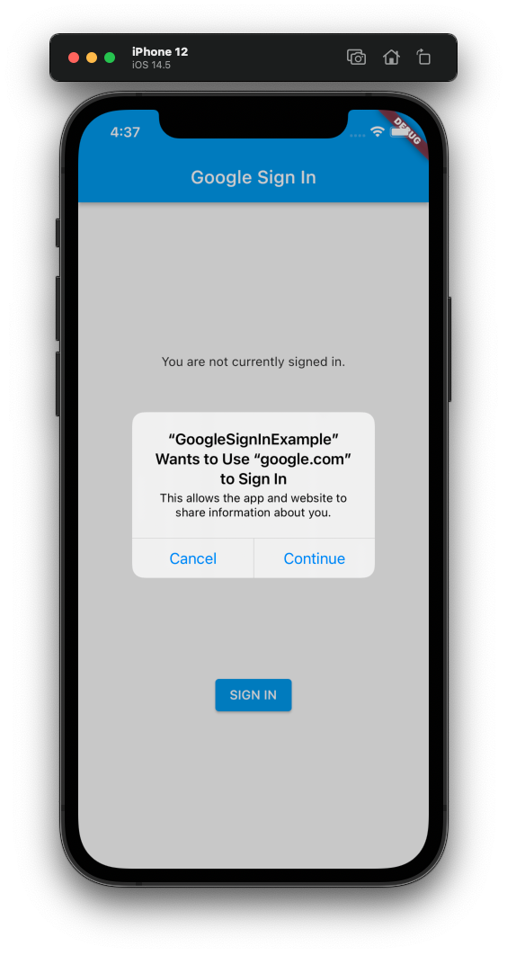 [google_sign_in] Update GoogleSignIn dependency to 6.2 · Issue #86436 · flutter/flutter · GitHub