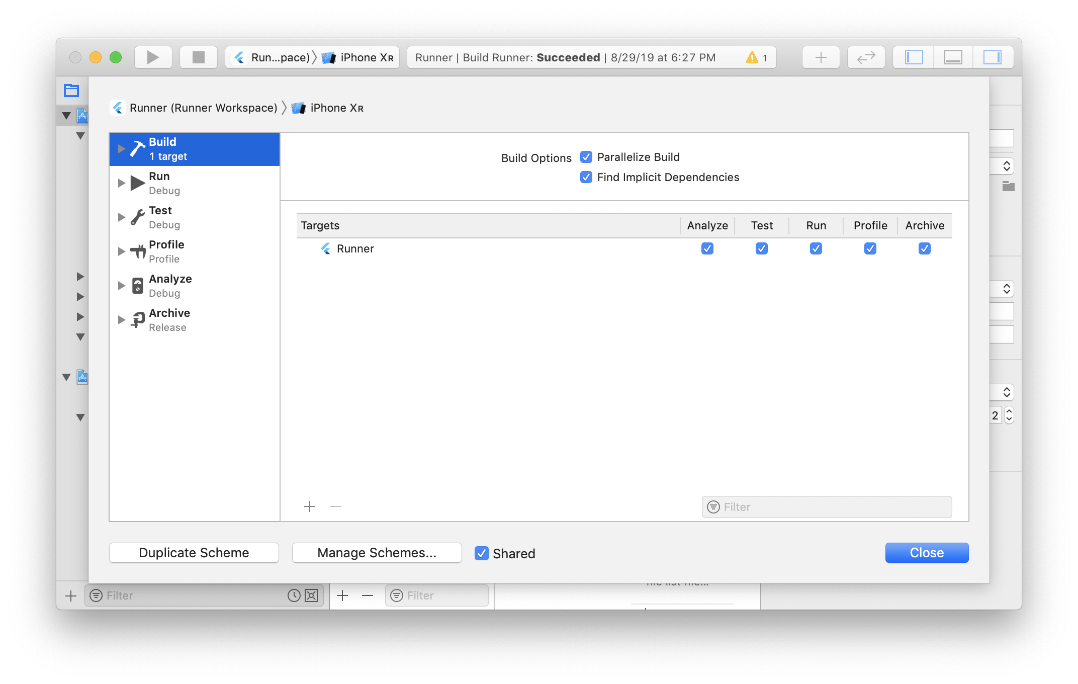 Better handle case where a developer opens `Runner.xcodeproj` instead of `Runner.xcworkspace ...