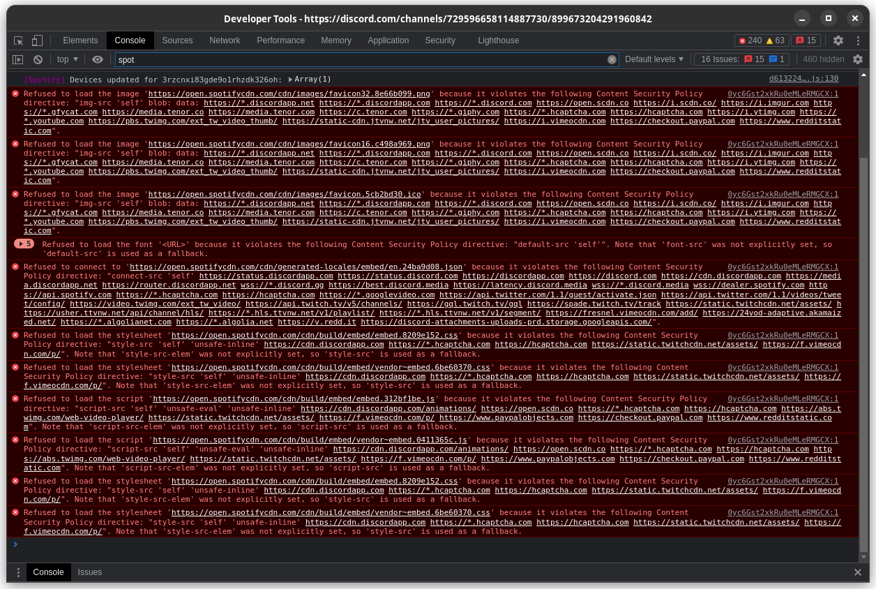Spotify embeds don't have a stylesheet · Issue #268 · SpacingBat3/WebCord · GitHub