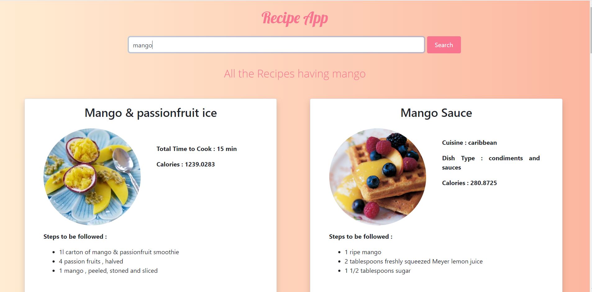 GitHub - punavwalke/Recipe-Finder