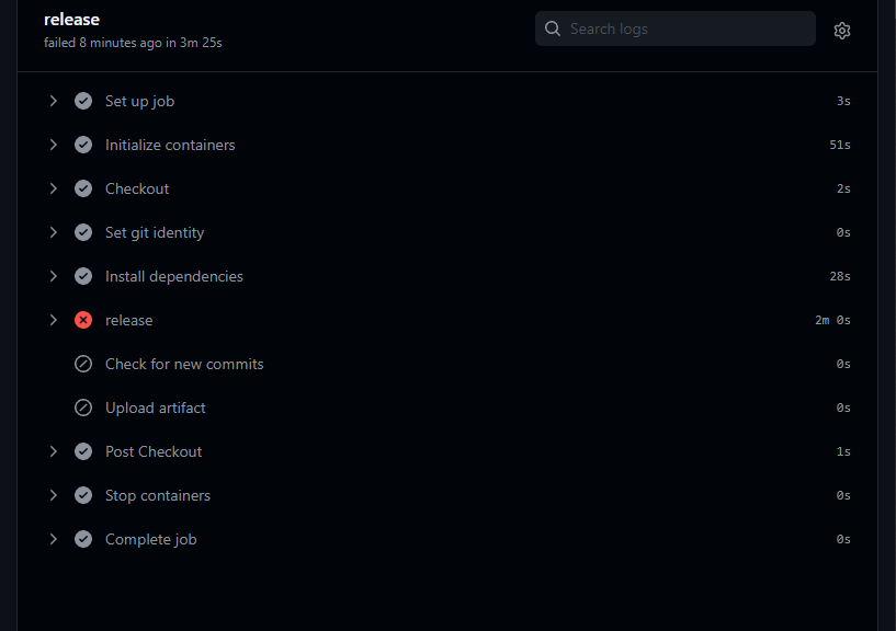 Issues with github action release step · Issue #1142 · projen/projen · GitHub