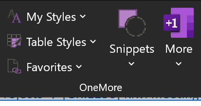 OneMore error - The callback function "GetRibbonLabel' was not found · Issue #1058 · stevencohn ...