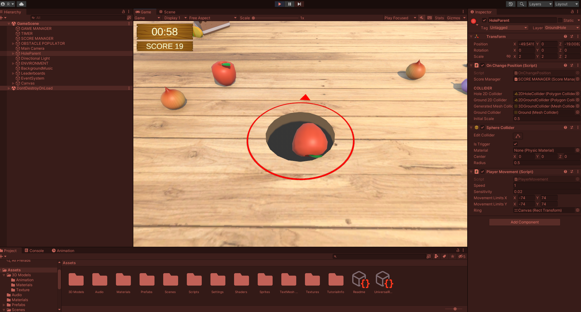 GitHub - RaphaelAdrian/HOLE: A game that is inspired from Hole.io. As a HOLE, you need to absorb ...