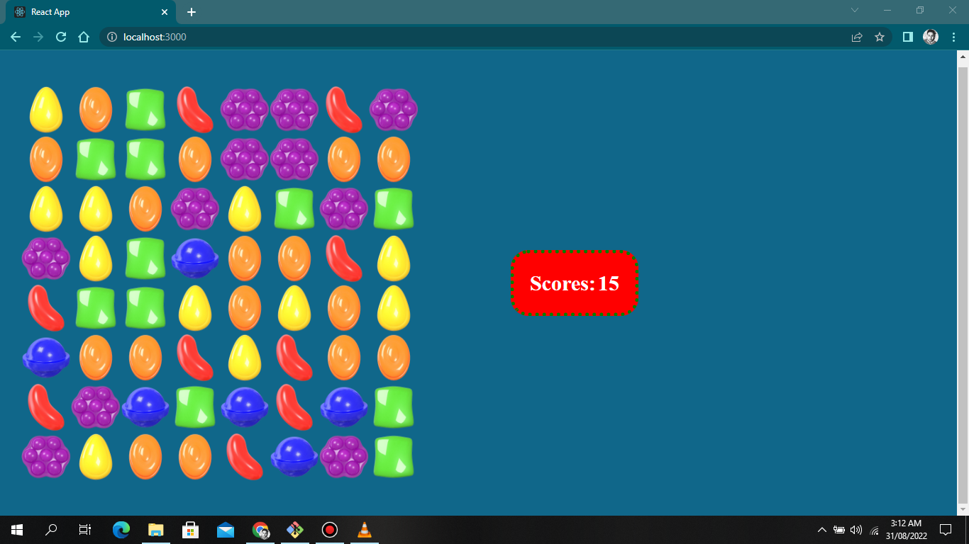 Github Swapnilvermabmkjscandy Crush Game In React Master 