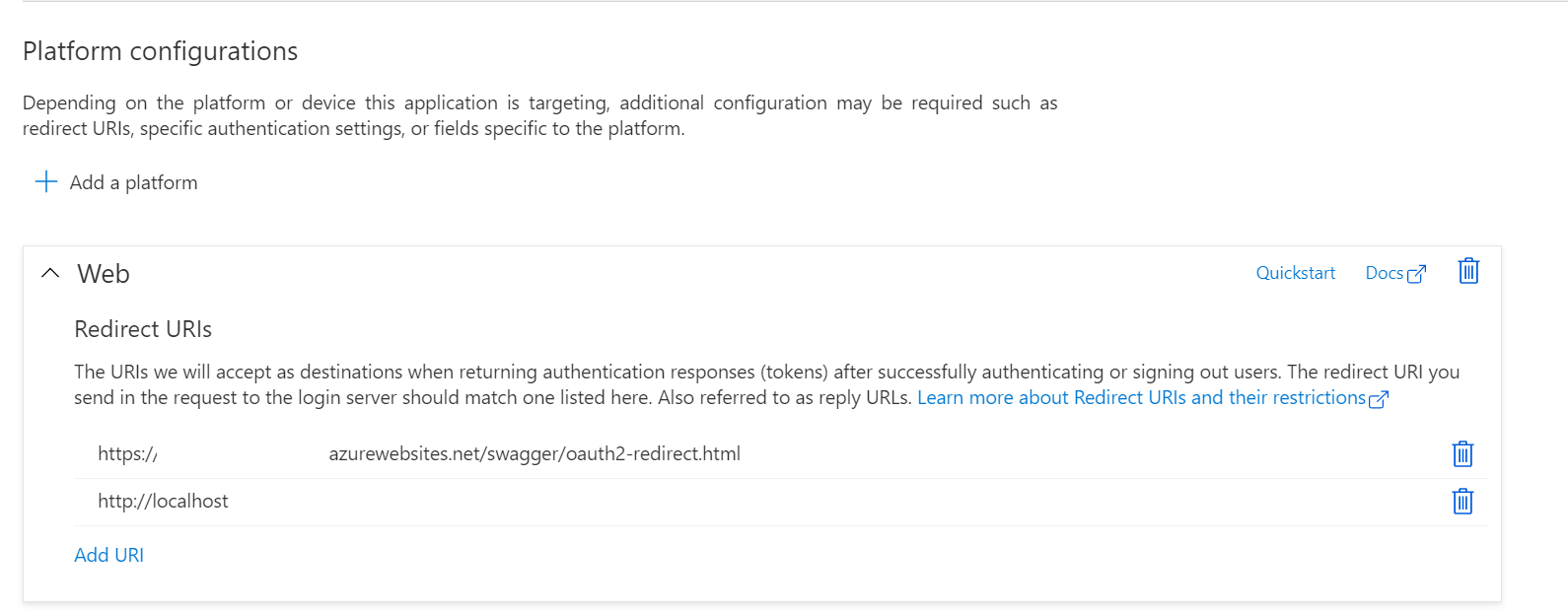[QUERY] Set platform / reply url type for Active Directory application ...