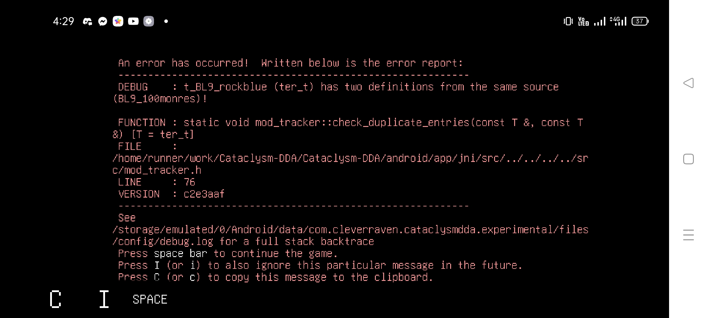 BL9_Rockblue Error · Issue #268 · Kenan2000/CDDA-Structured-Kenan-Modpack · GitHub