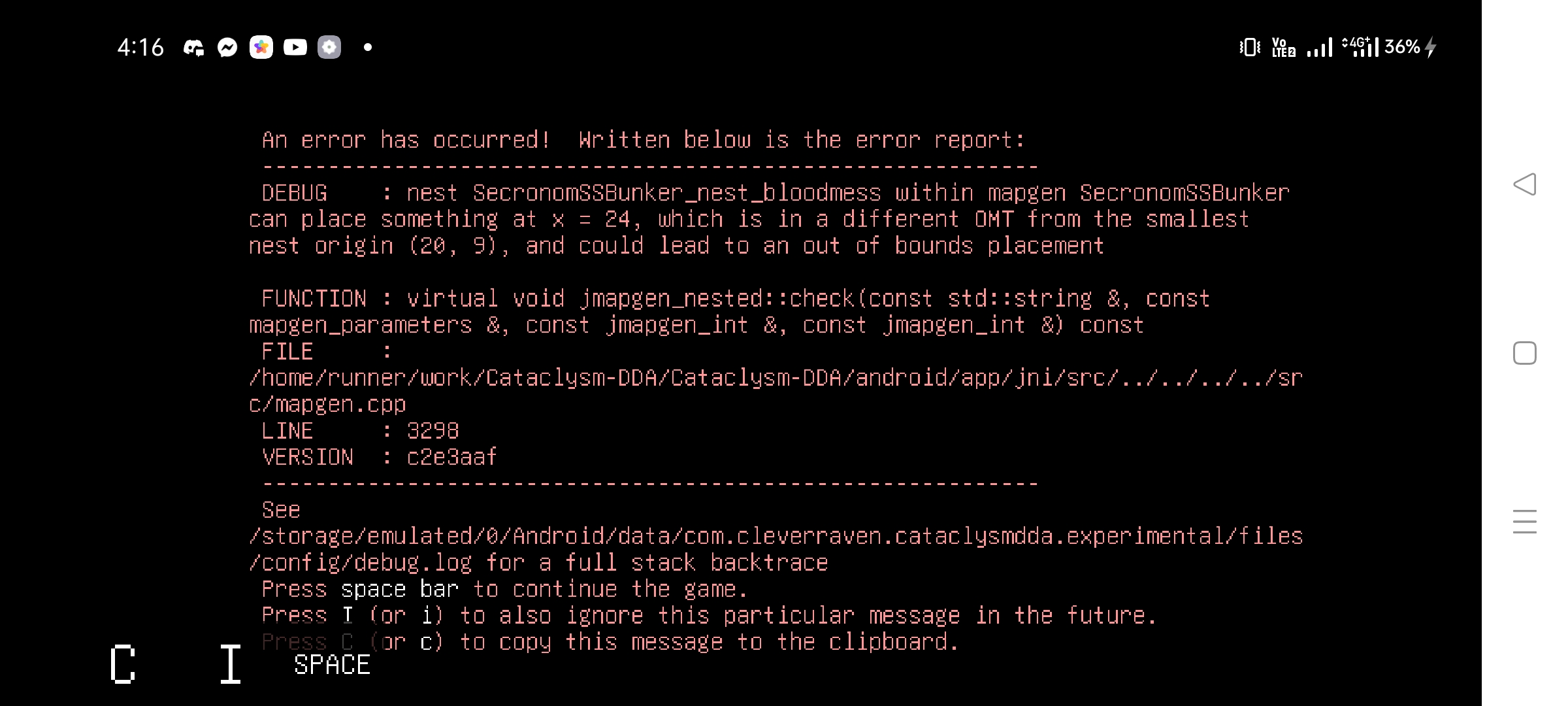 secronom bunker mapgen and invalid spell error · Issue #269 · Kenan2000/CDDA-Structured-Kenan ...