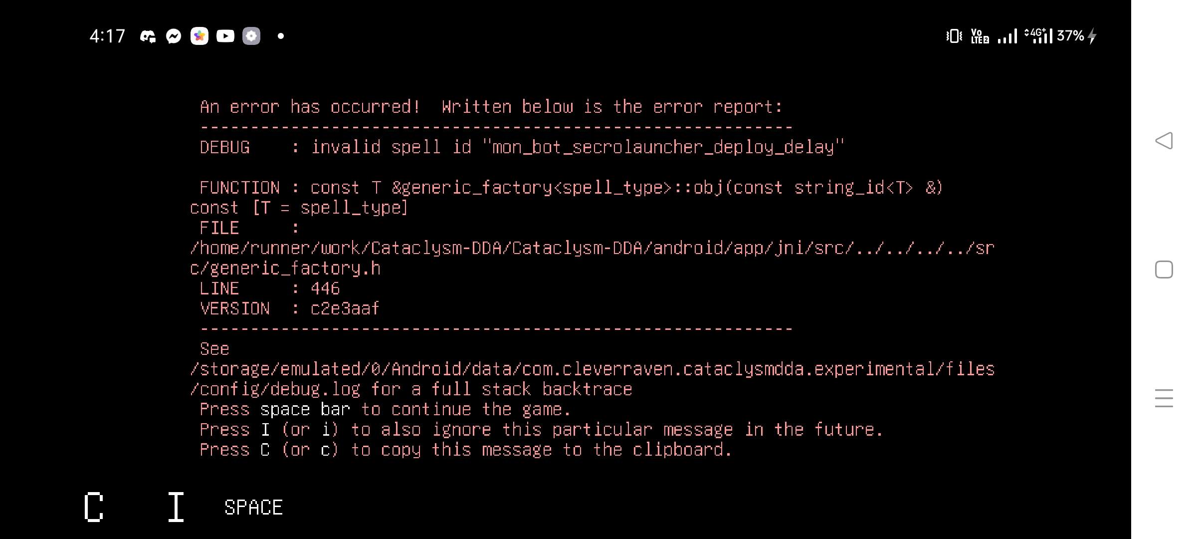 secronom bunker mapgen and invalid spell error · Issue #269 · Kenan2000/CDDA-Structured-Kenan ...