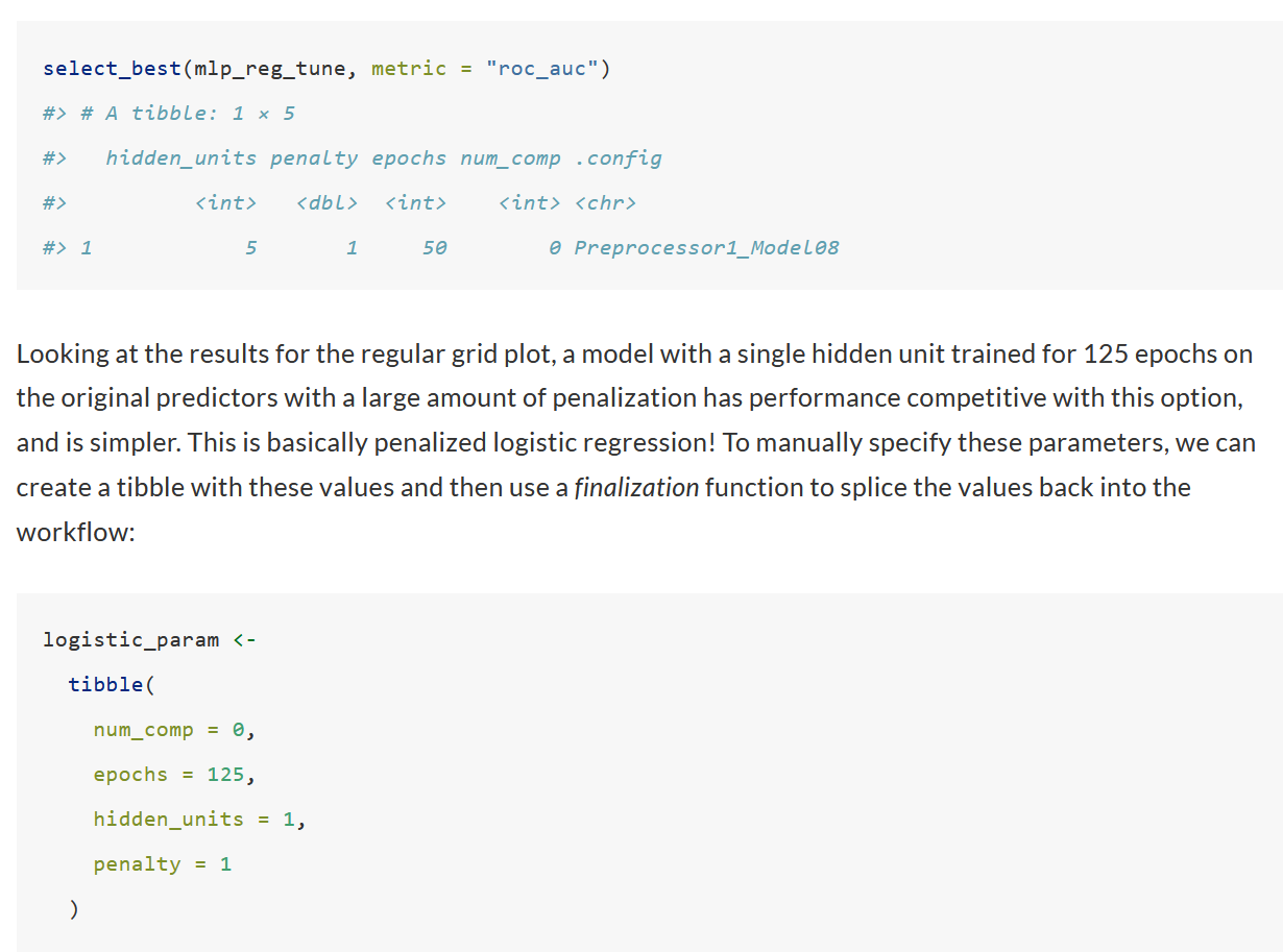 S133 Mismatching Best Hyperparameter Values · Issue 283 · Tidymodelstmwr · Github