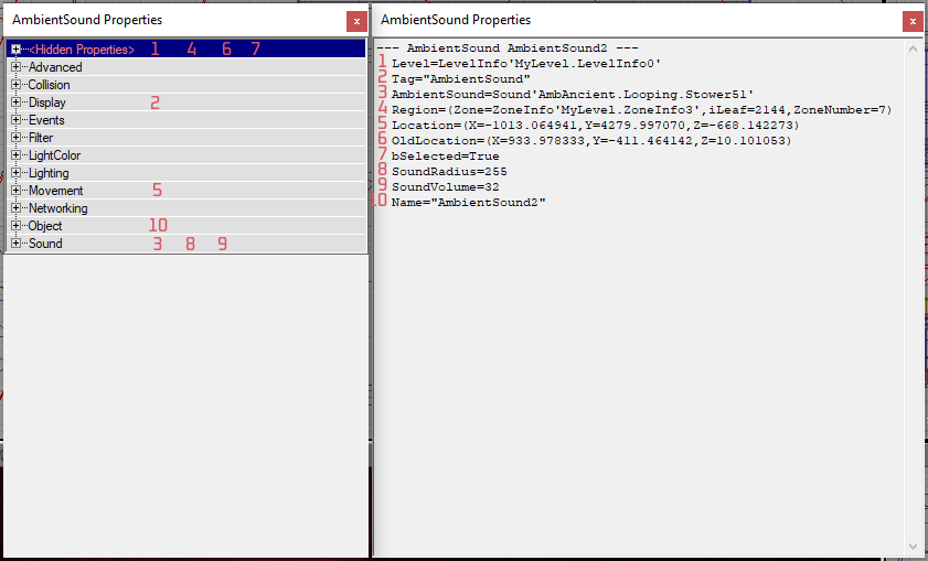 [469c] UnrealEd enhancement: Show number of changed properties per category & highlight said ...